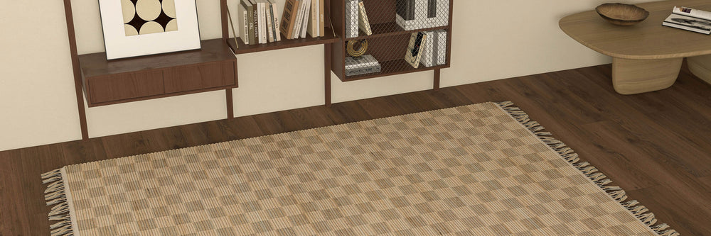 Buy Eco-Friendly and Sustainable Checkerboard Jute Rug at Best Price ...